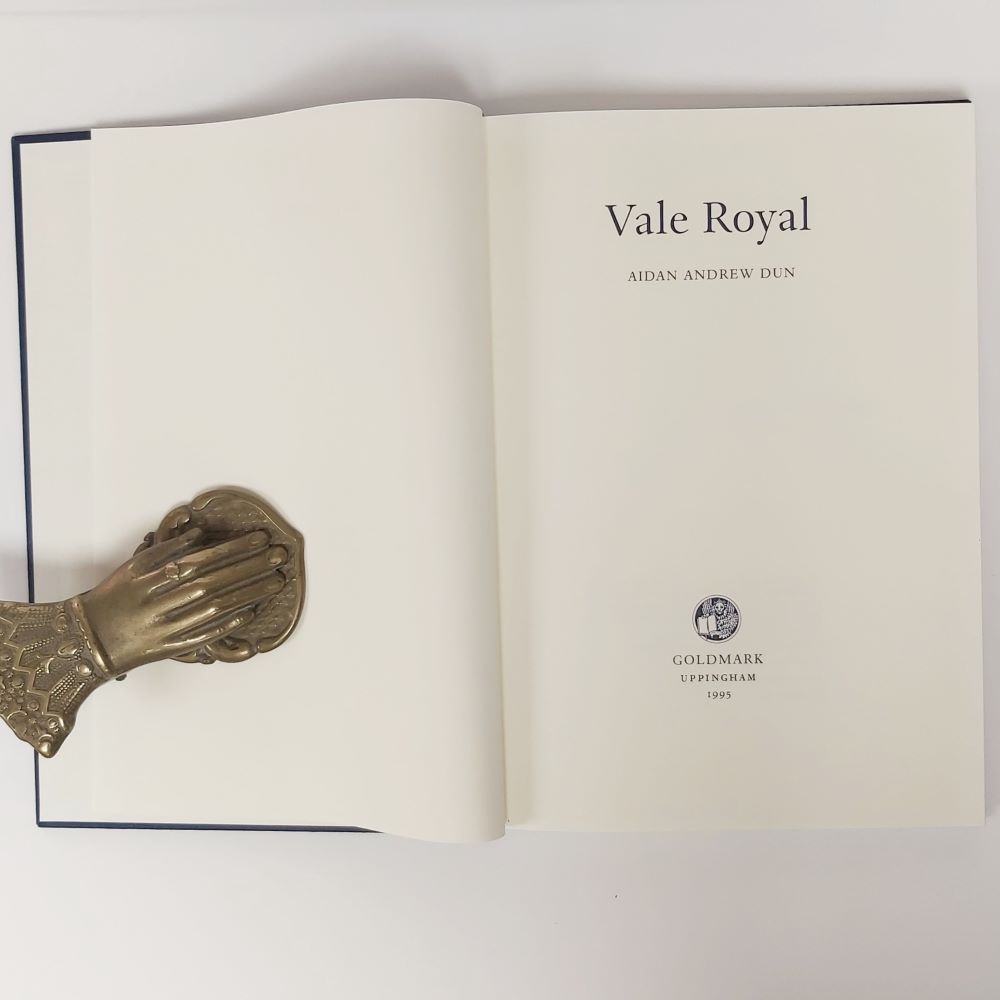 VALE ROYAL., by Aidan A Dun. First Edition. – Mosdell Books